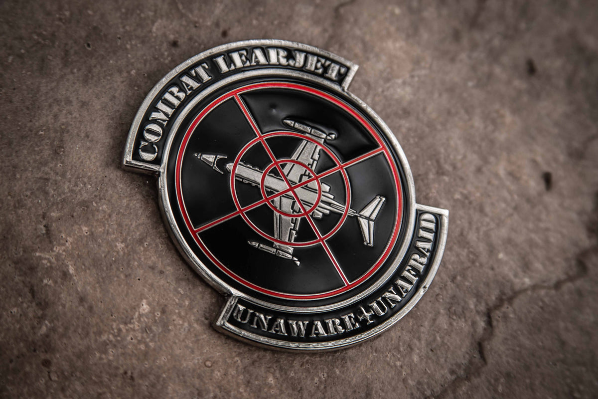 Combat Learjet Challenge Coin
